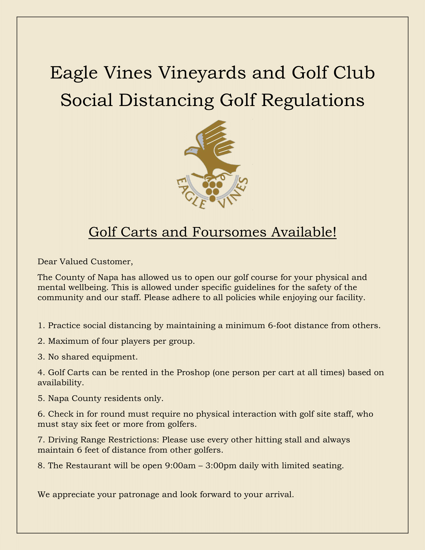 Home - Eagle Vines Golf Club